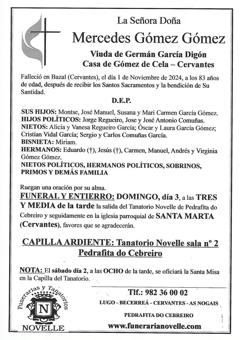 Funerales - Funerarias y Tanatorios Novelle